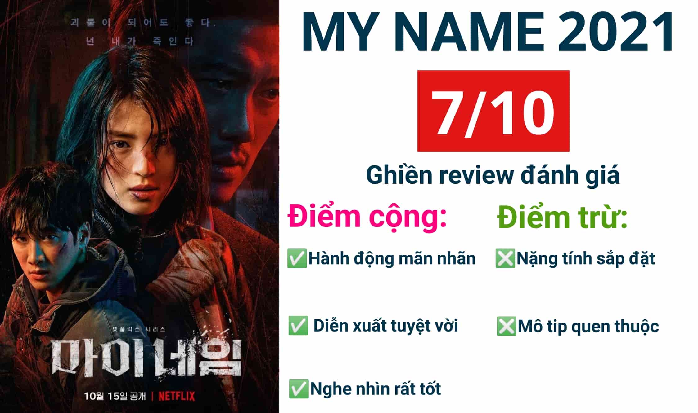 Review phim My name (2021): Ngầu, đẹp nhưng thiếu mới mẻ