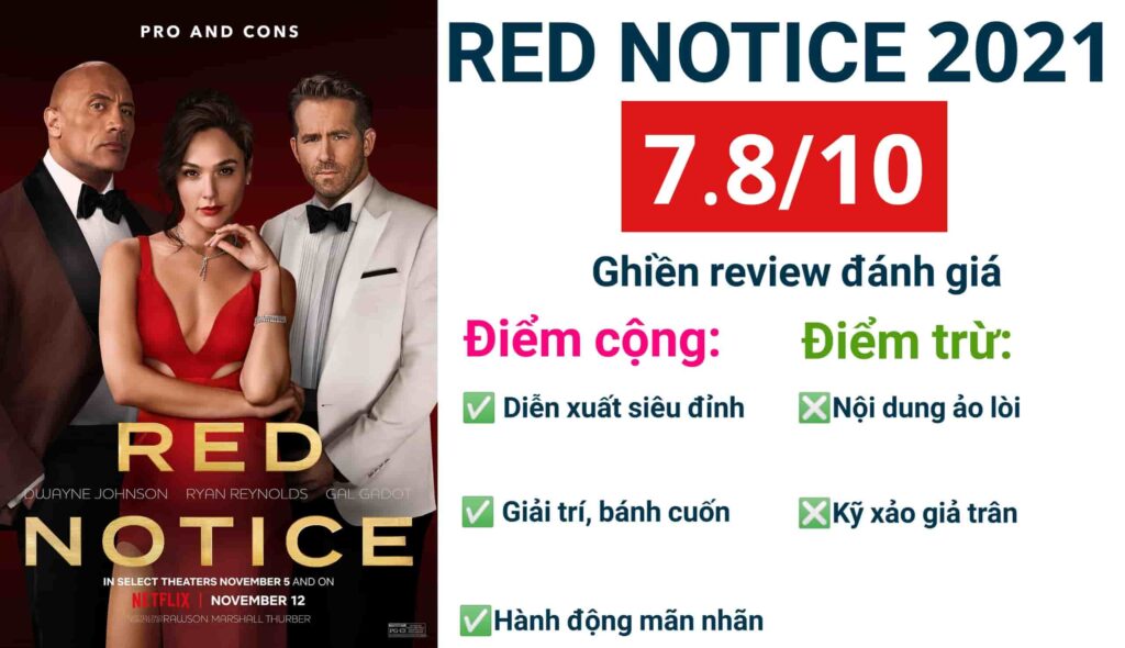 Review phim Red Notice (2021): Nhìn dàn cast là đủ biết phim hay